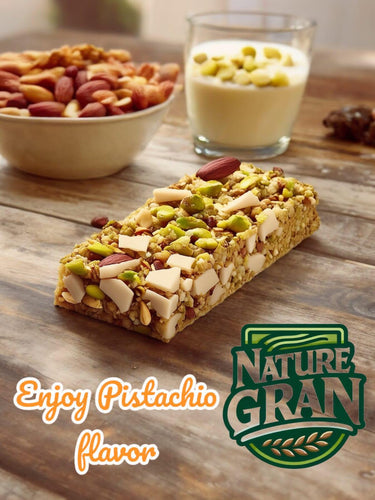 Nature Gran White Chocolate and Pistachio Granola Bar | Delicious ...