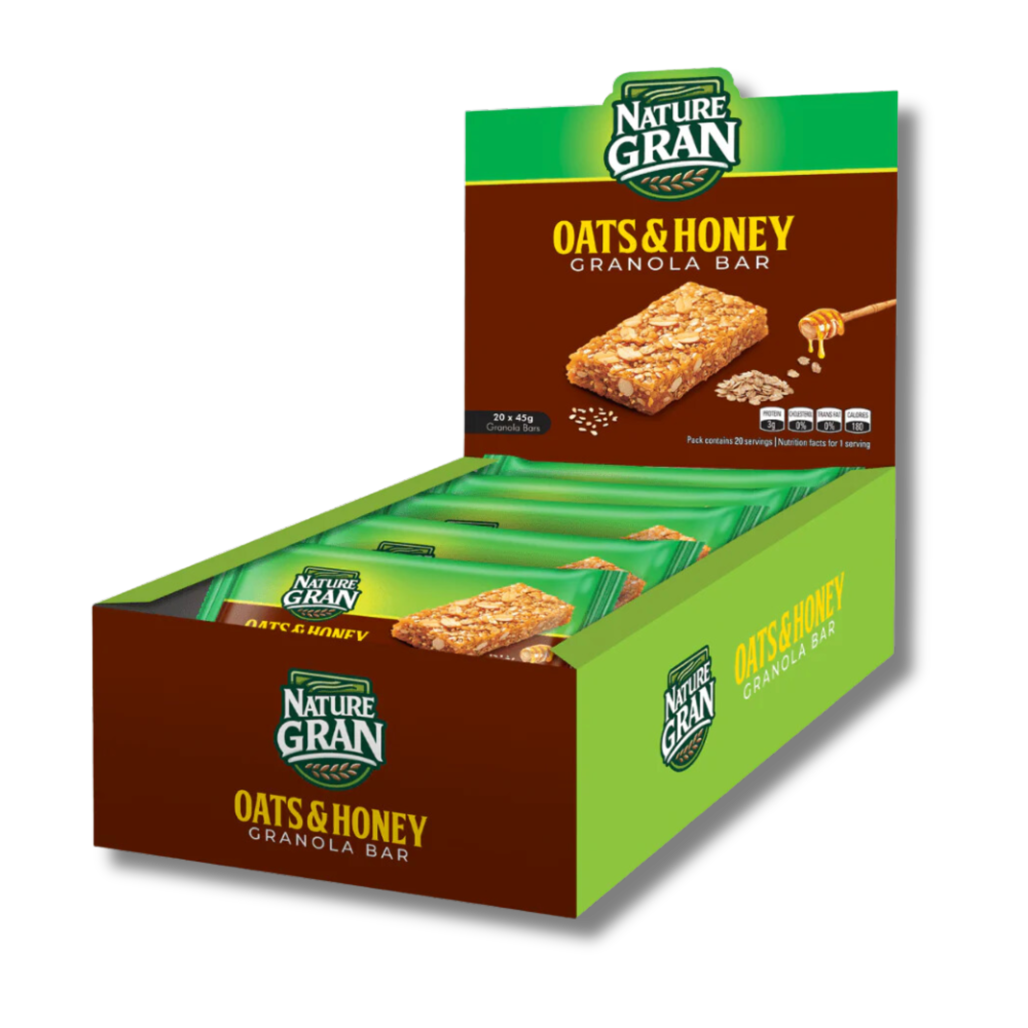 Oats & Honey 20 Bar Box – Nature Gran