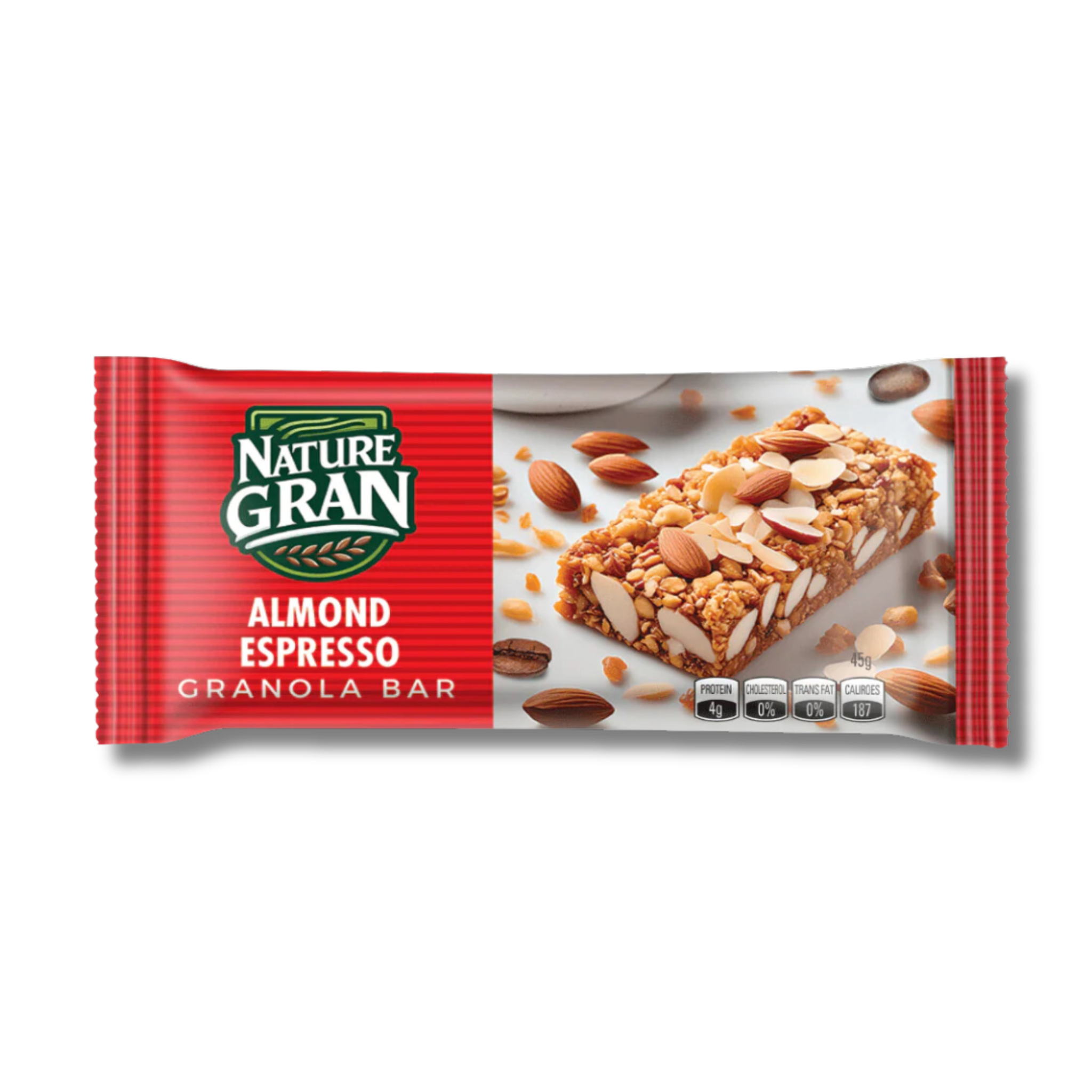 Almond Granola Bar – Almond Espresso Snack (45g) – Nature Gran