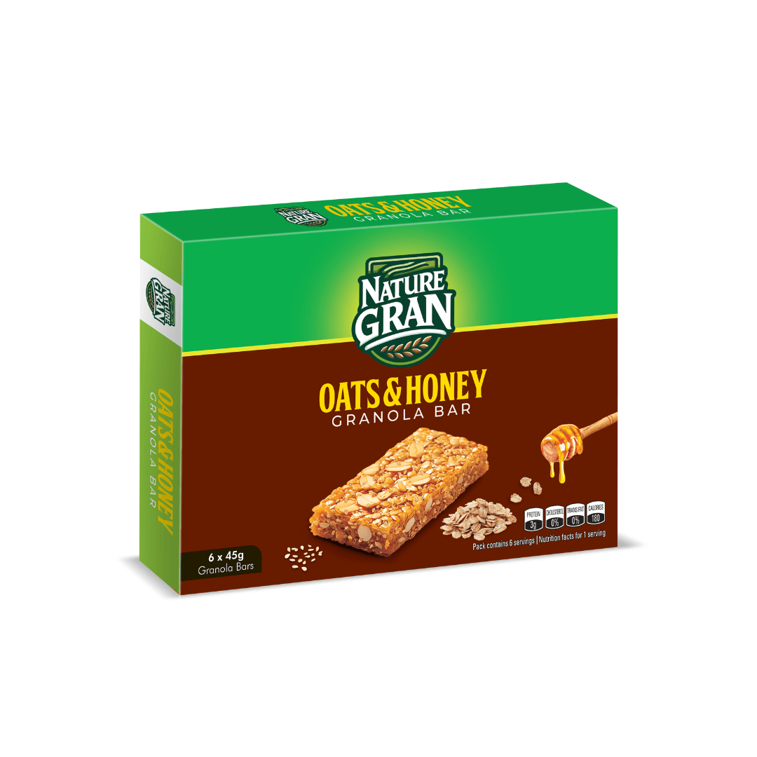 Flavored Cereals 6-Bar Box – Fuel Your Day Naturally – Nature Gran